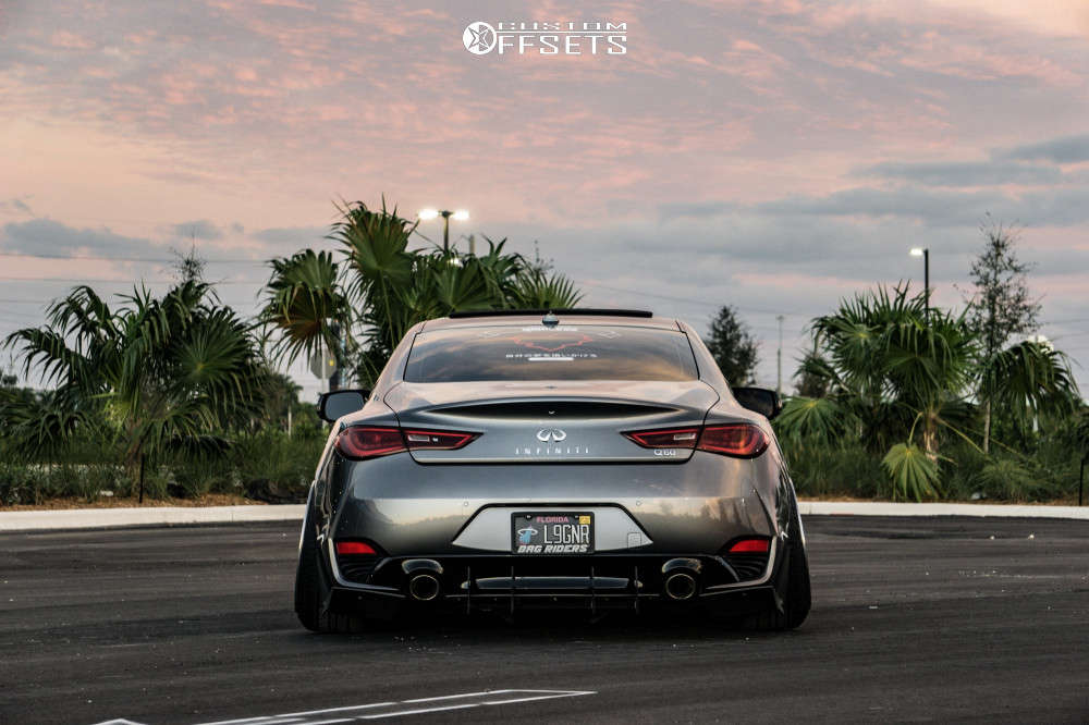 2021 INFINITI Q60 with 19x10.5 -12 GMR GS-107 Directional and 245/35R19 ...