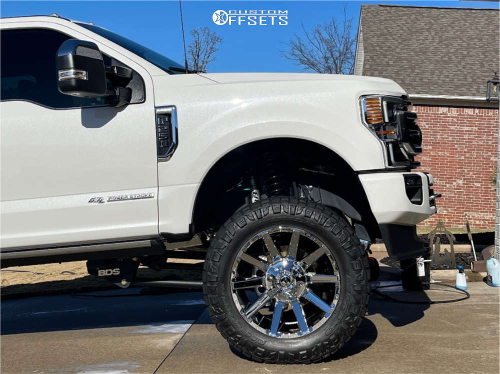 2021 Ford F-250 Super Duty with 22x10 -18 Fuel Contra and 37/12.5R22 ...