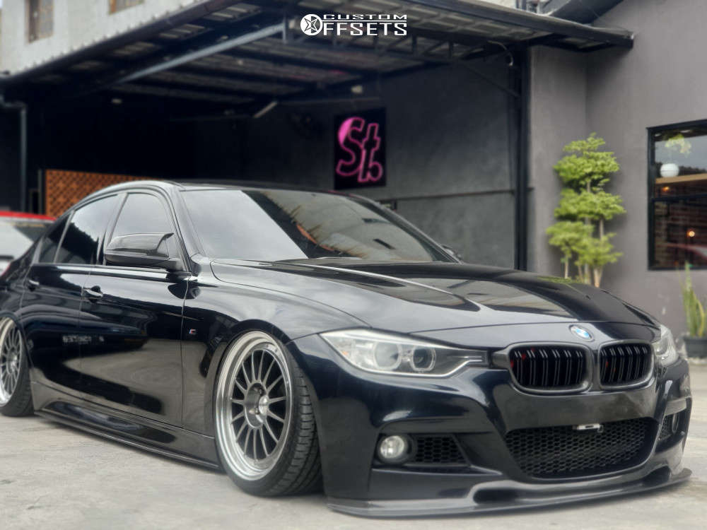 2014 BMW 320i with 19x9.5 20 SSR Ssr TF 1 and 225/35R19 Accelera Phi and Air Suspension | Custom ...