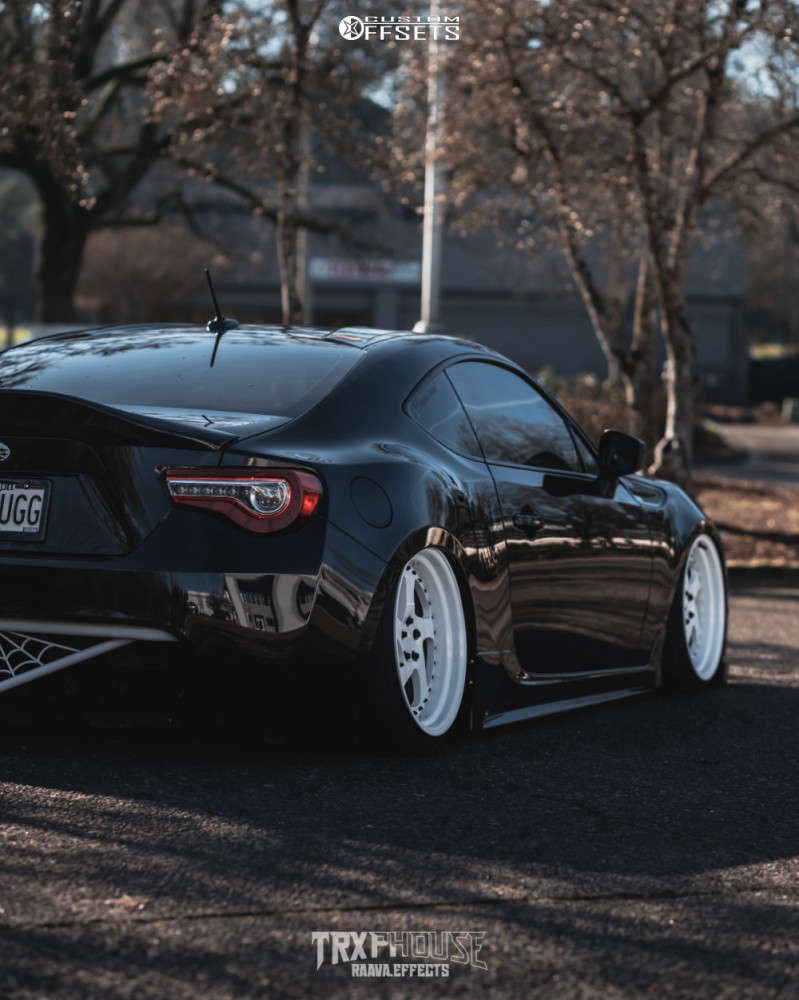 2013 Subaru BRZ with 18x9.5 35 ESR Sr02 and 215/35R18 Haida Hd878 Rt ...