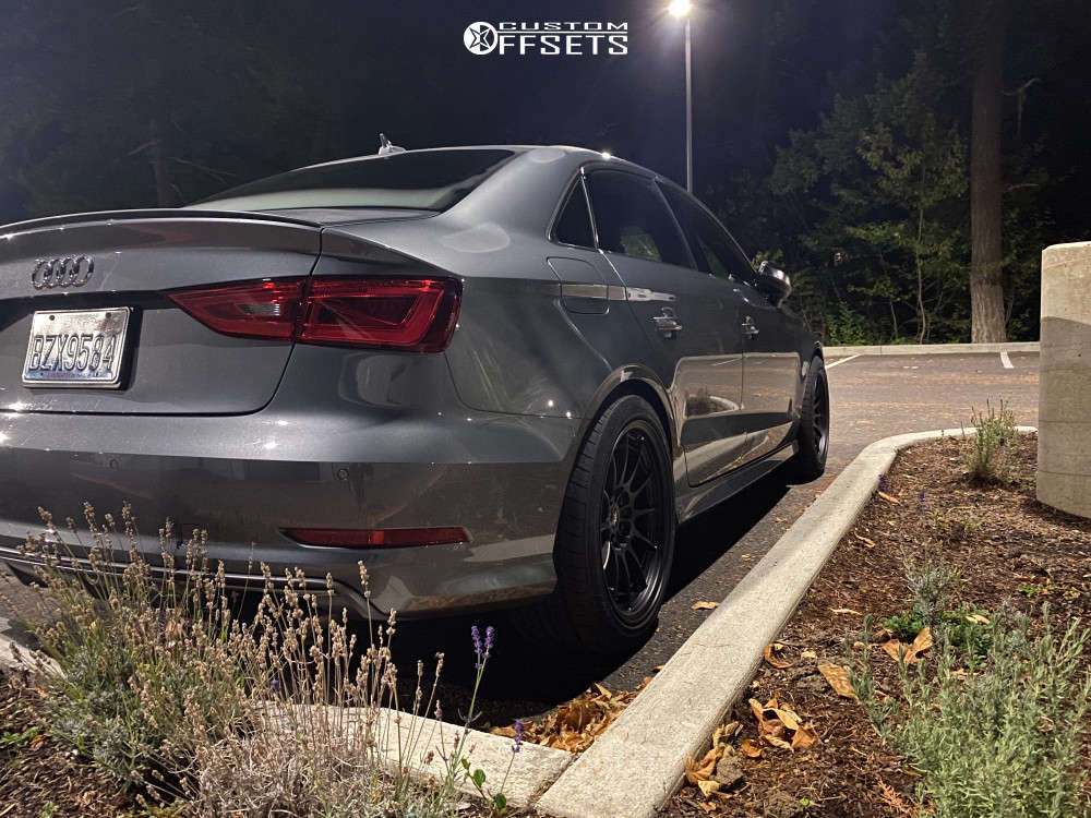 2015 Audi S3 with 18x9.5 35 JNC Jnc033 and 255/40R18 Vercelli Strada Ii ...