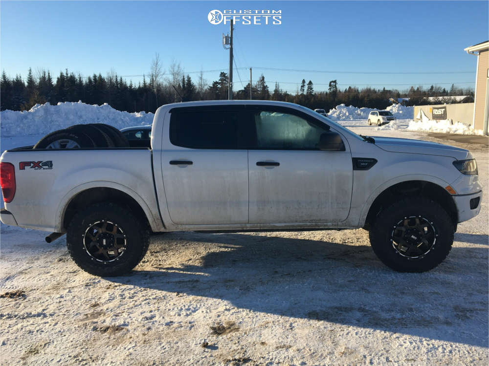 2019 Ford Ranger with 17x9 18 Grid Gd07 and 285/70R17 Toyo Tires Open ...
