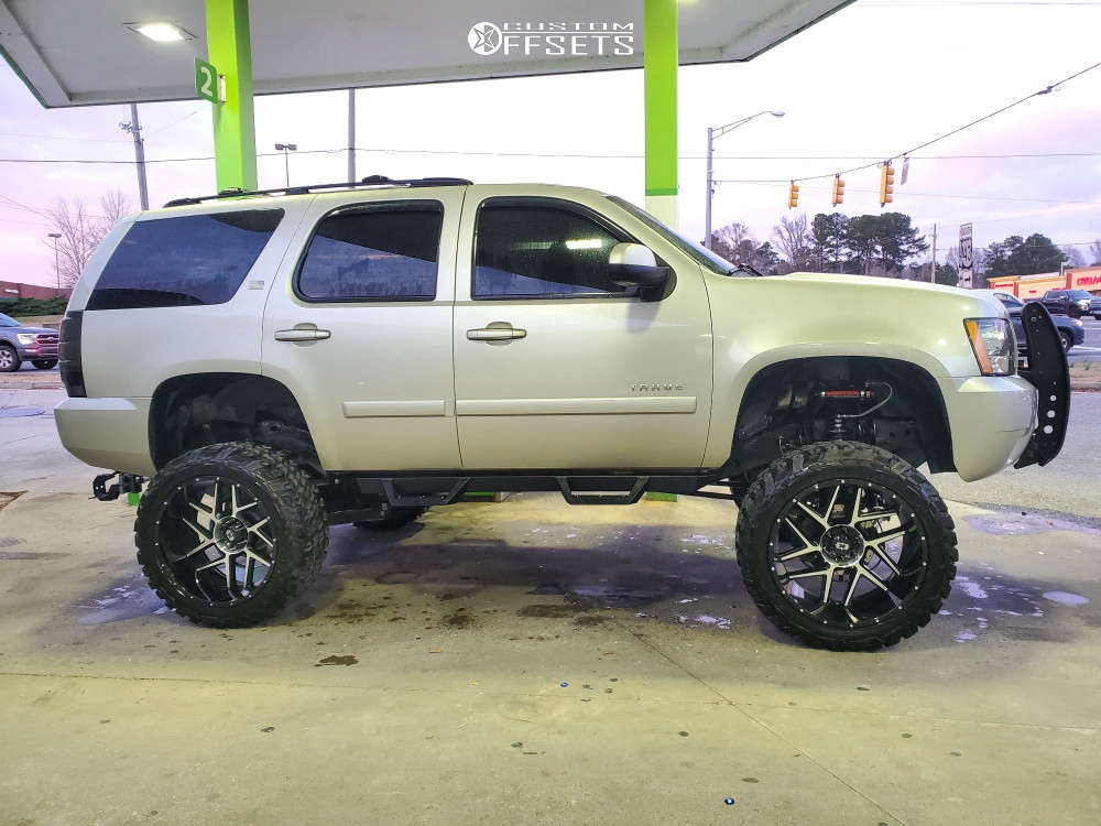 2007 Chevrolet Tahoe with 24x12 -51 Vision Sliver and 37/13.5R24 ...