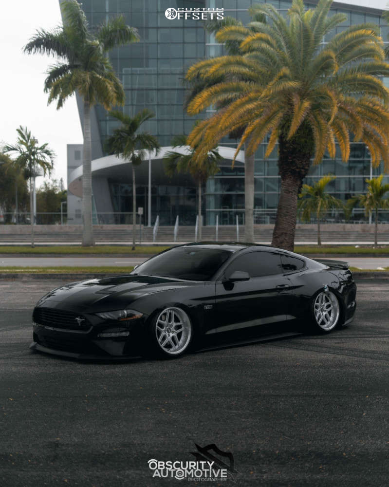 2020 Ford Mustang with 19x10.5 22 ESR Cs15 and 245/35R19 Achilles Atr ...