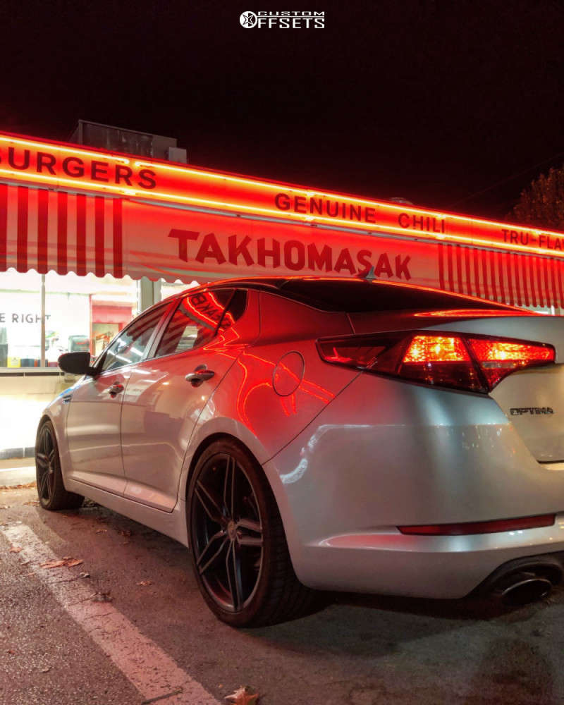 2012 Kia Optima with 20x8 40 Revolution Racing Rr14 and 235/35R20 ...