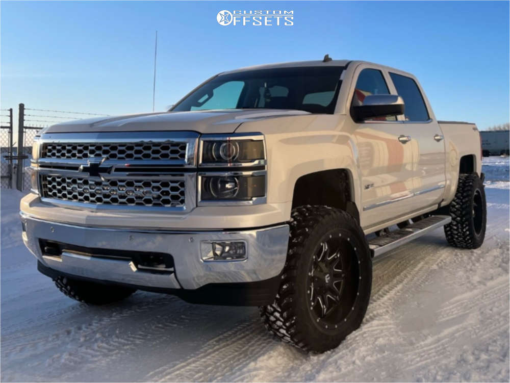 2014 Chevrolet Silverado 1500 with 20x10 -24 Fuel Lethal and 33/12.5R20 ...
