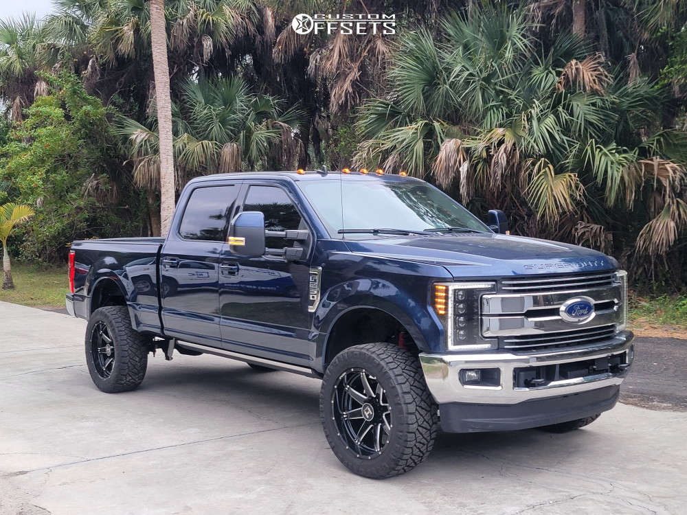 2019 Ford F-250 Super Duty with 22x10 -25 Hostile Alpha and 35/12.5R22 ...