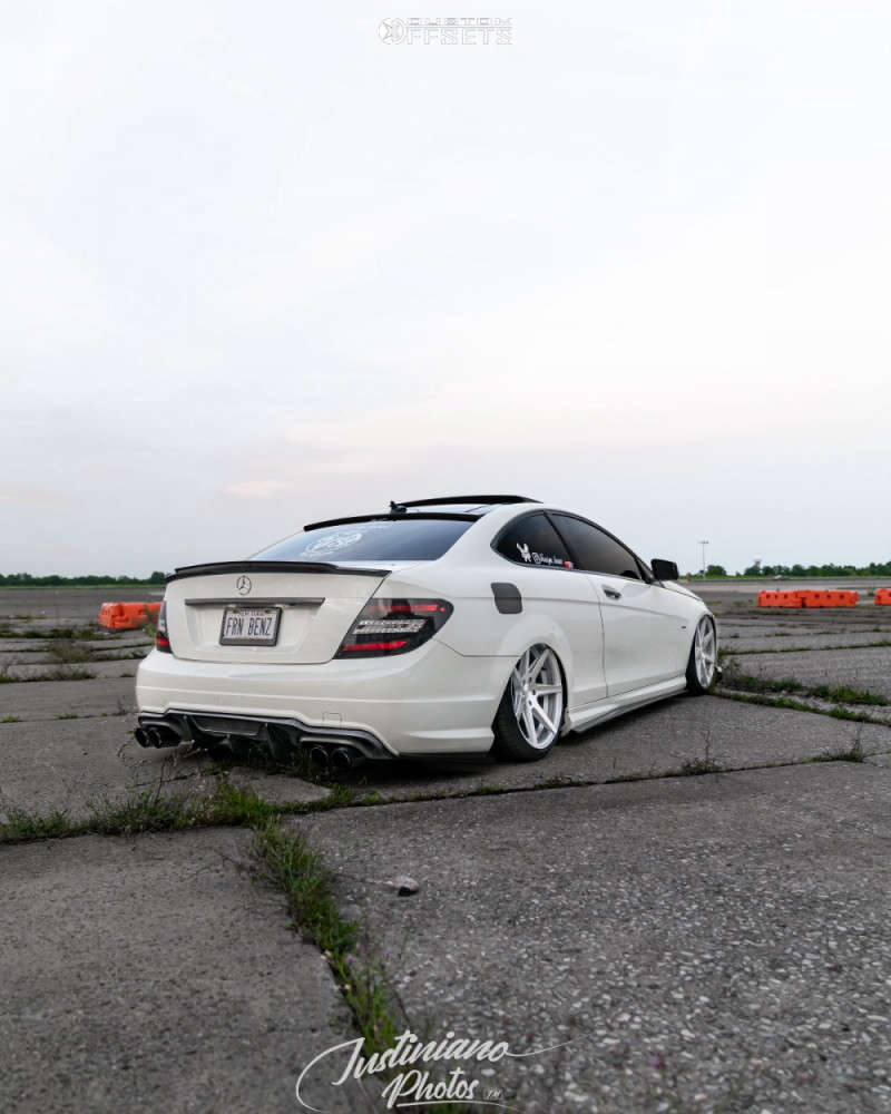 2012 Mercedes-Benz C250 with 19x10.5 33 Rohana Rc10 and 225/35R19 ...