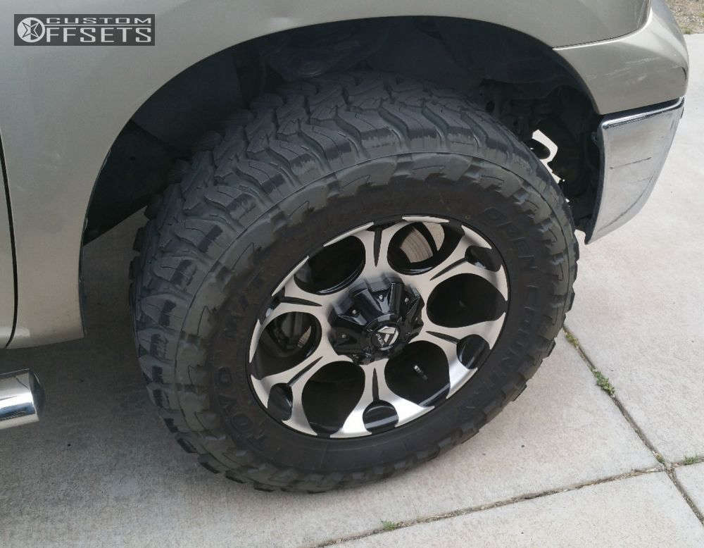2008 Toyota Tundra with 20x9 20 Fuel Dune and 35/12.5R20 Toyo Tires ...