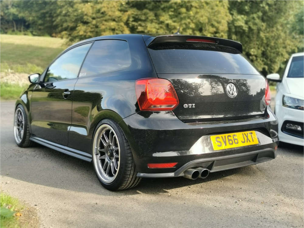 2016 Volkswagen GTI with 17x8 30 Cosmis Racing Xt-206r and 215/40R17 ...