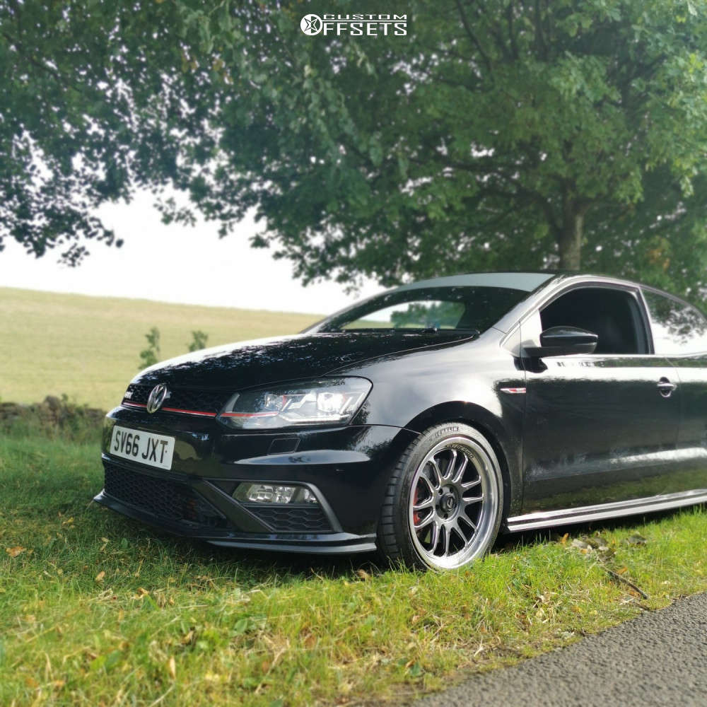 2016 Volkswagen GTI with 17x8 30 Cosmis Racing Xt-206r and 215/40R17 ...