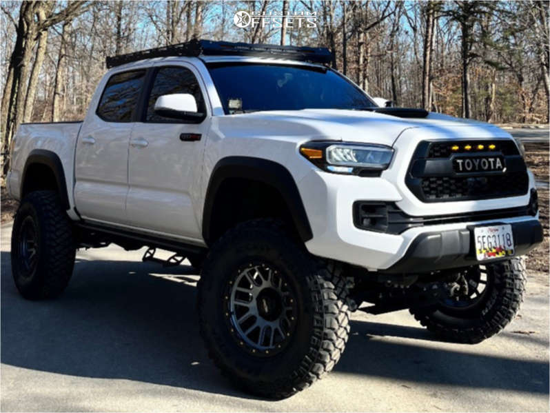 2018 Toyota Tacoma with 17x9 -12 Vision Nemesis and 305/75R17 Mickey ...