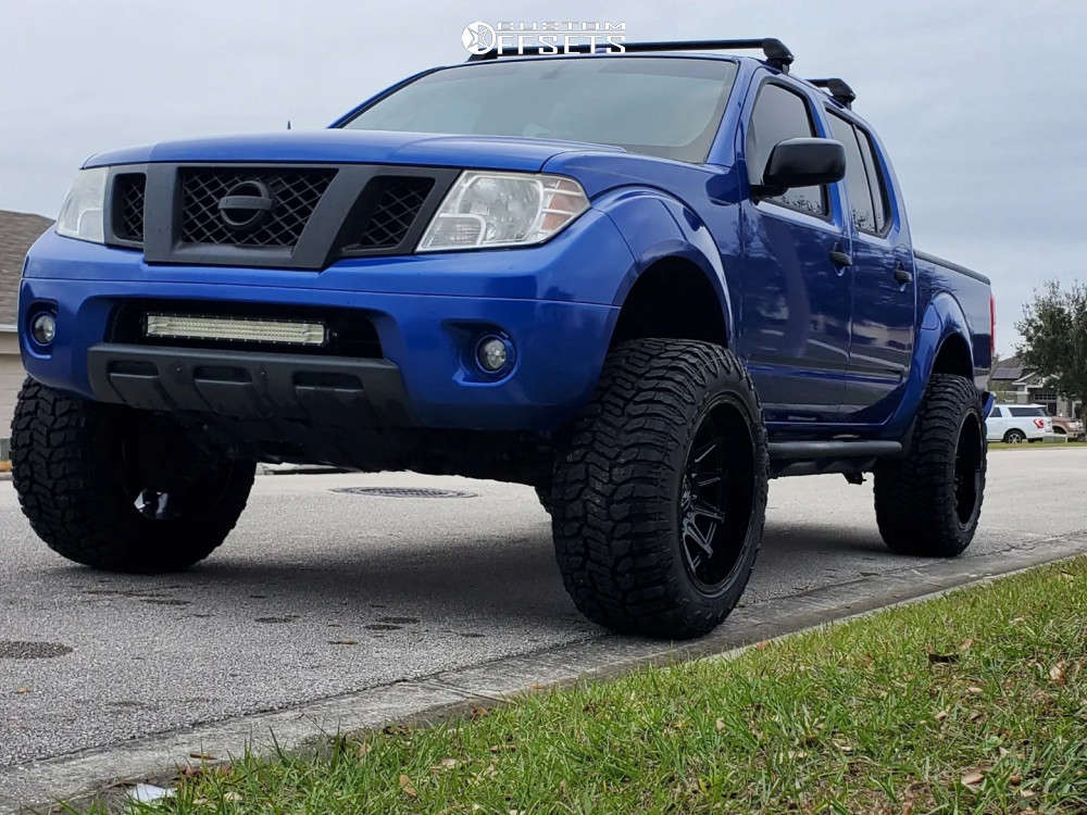 2015 Nissan Frontier with 20x12 -44 Anthem Off-Road Liberty and 33/12 ...