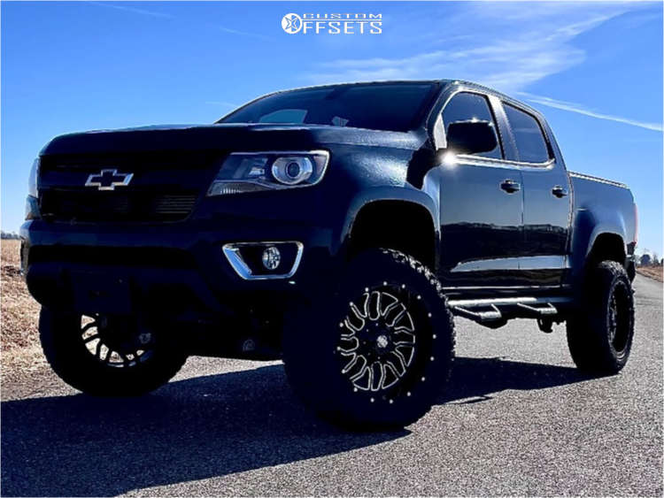 2018 Chevrolet Colorado with 20x10 -24 Pure Grit Ambition and 33/12 ...