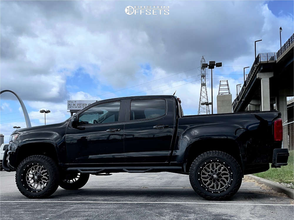 2018 Chevrolet Colorado with 20x10 -24 Pure Grit Ambition and 33/12 ...