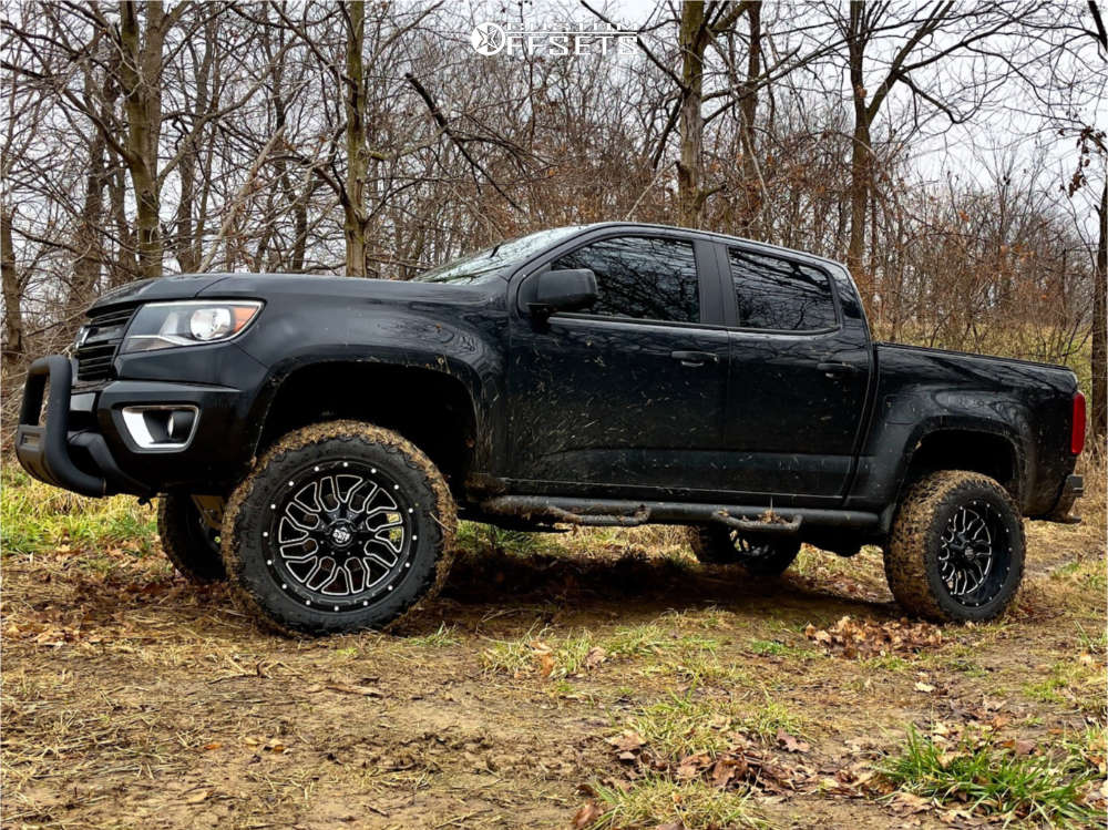 2018 Chevrolet Colorado with 20x10 -24 Pure Grit Ambition and 33/12 ...