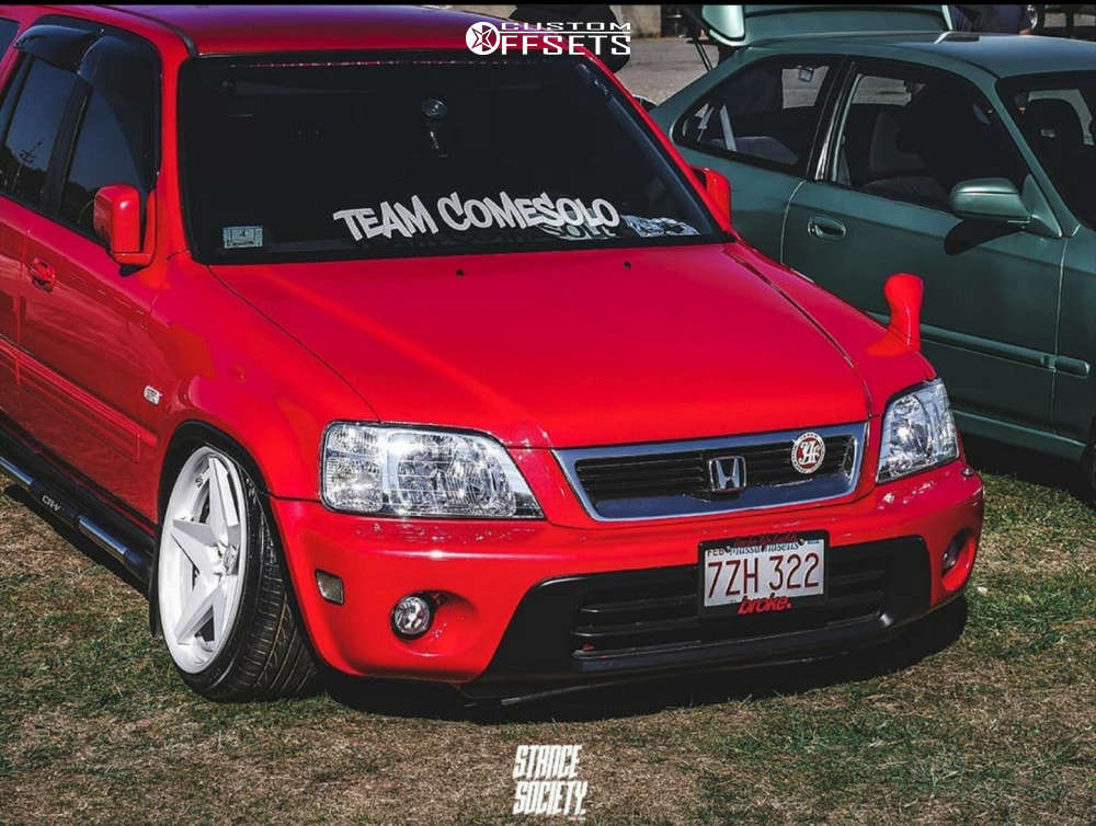 2001 Honda CR-V with 18x9.5 22 Sk Forged 7K Wheels Zion 2pc Forged and ...