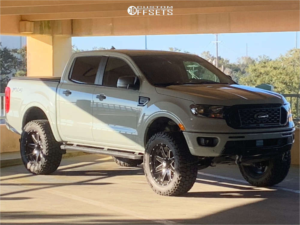 2021 Ford Ranger with 20x9 0 Hostile Alpha and 295/55R20 Mickey ...