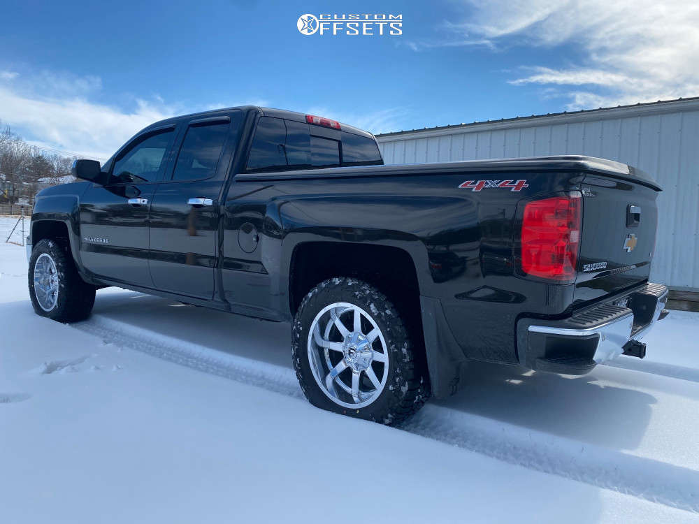2014 Chevrolet Silverado 1500 with 20x10 -18 Fuel Maverick and 305 ...