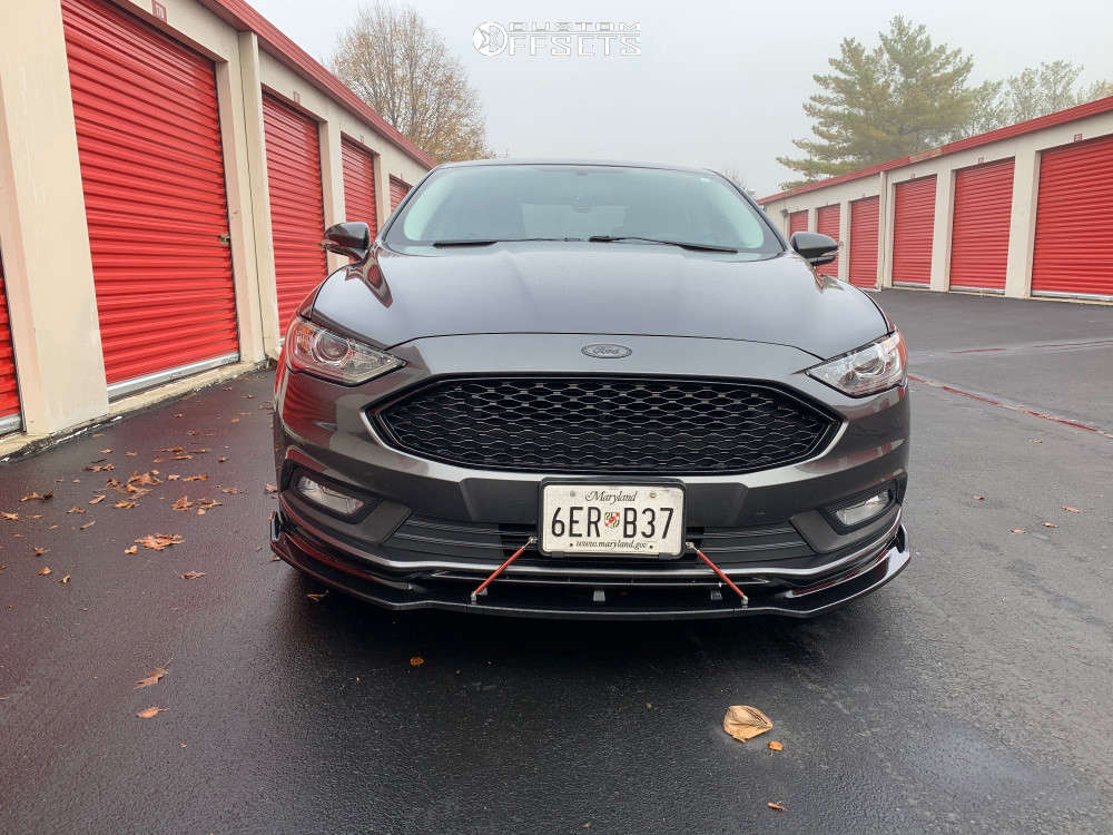 2017 Ford Fusion with 18x8 40 Revolution Racing Rr14 and 235/45R18 ...
