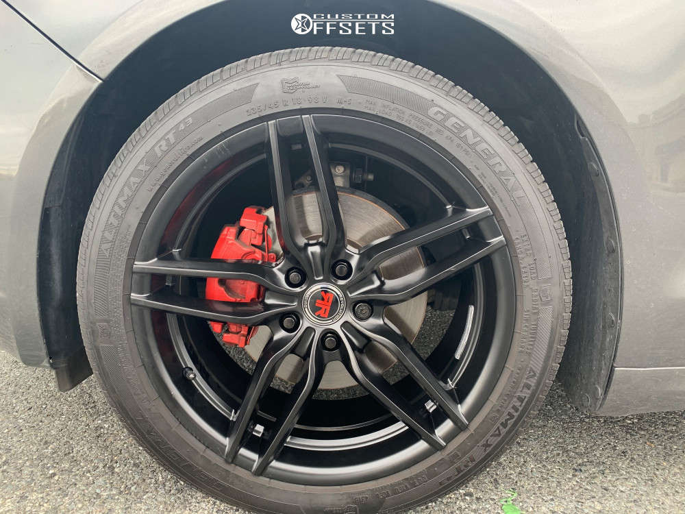 2017 Ford Fusion with 18x8 40 Revolution Racing Rr14 and 235/45R18 ...