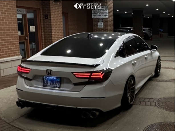 2020 Honda Accord with 18x9.5 22 AVID1 Av20 and 235/40R18 Vercelli ...