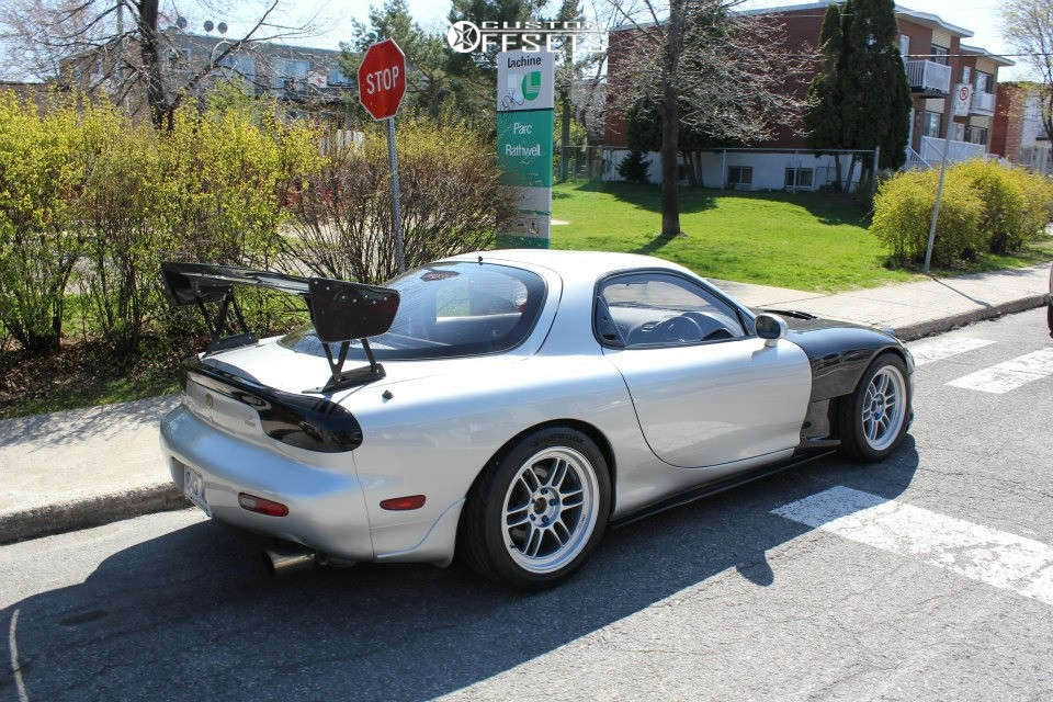 1993 Mazda RX-7 with 17x9 22 Enkei Rpf1 and 255/40R17 Hankook Ventus As ...
