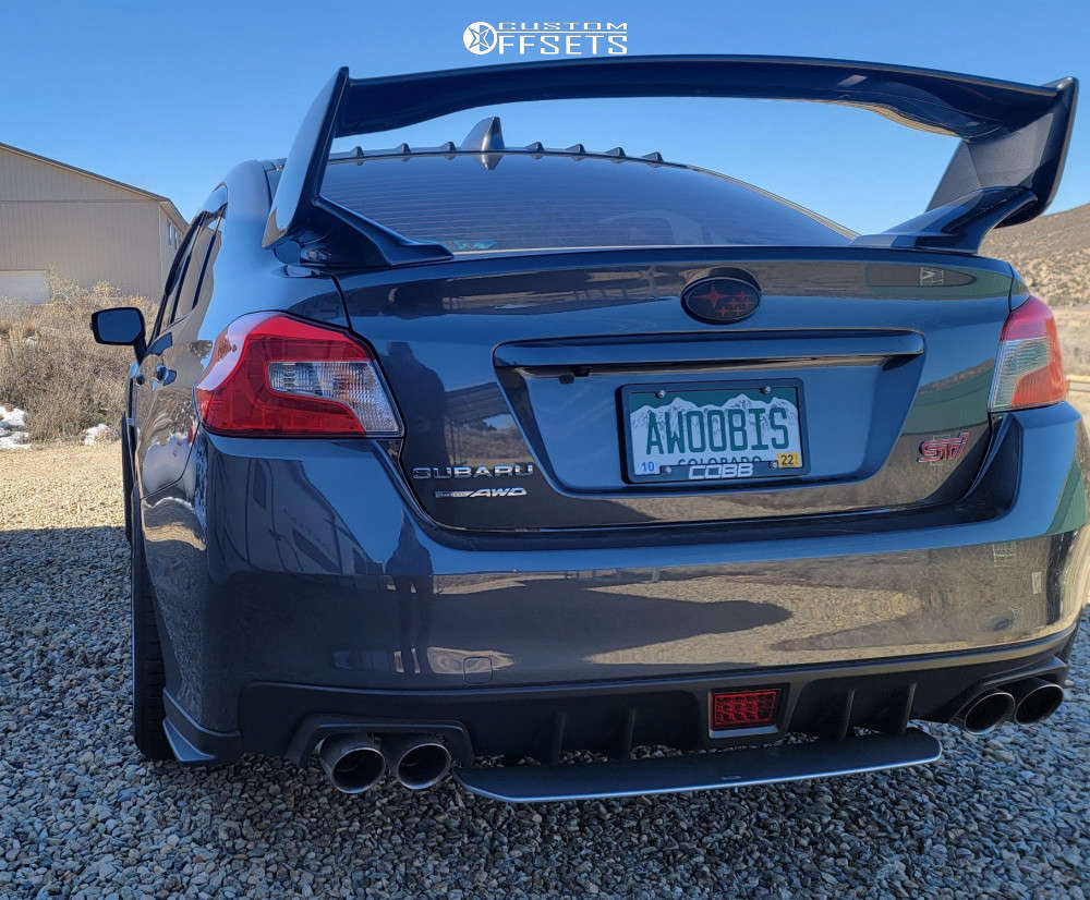 2021 Subaru WRX STI with 18x9.5 30 Aodhan Ds02 and 255/40R18 ...