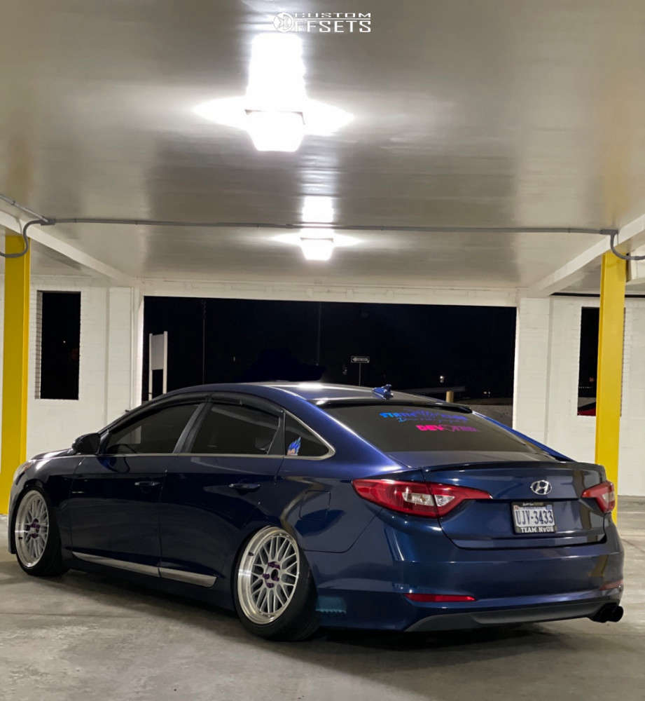 2017 Hyundai Sonata with 19x8.5 35 Vors Vr8 and 225/40R19 Vercelli ...