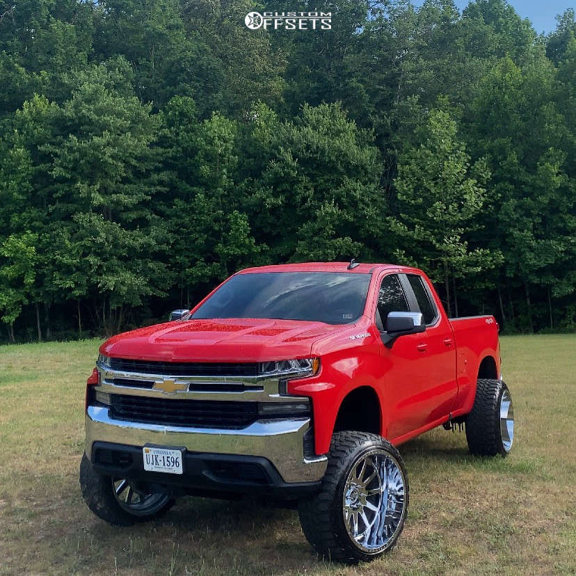 2020 Chevrolet Silverado 1500 with 24x14 -76 Hardcore Offroad Hc13 and ...