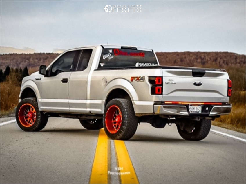 2016 Ford F-150 with 20x12 -44 TIS 544rm and 33/12.5R20 Ironman All ...