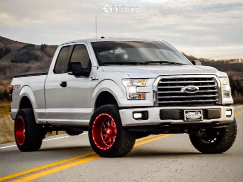2016 Ford F-150 with 20x12 -44 TIS 544rm and 33/12.5R20 Ironman All ...