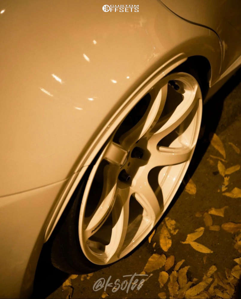 2016 Lexus IS200t with 18x9.5 22 Work Emotion T7r and 225/35R18 ...