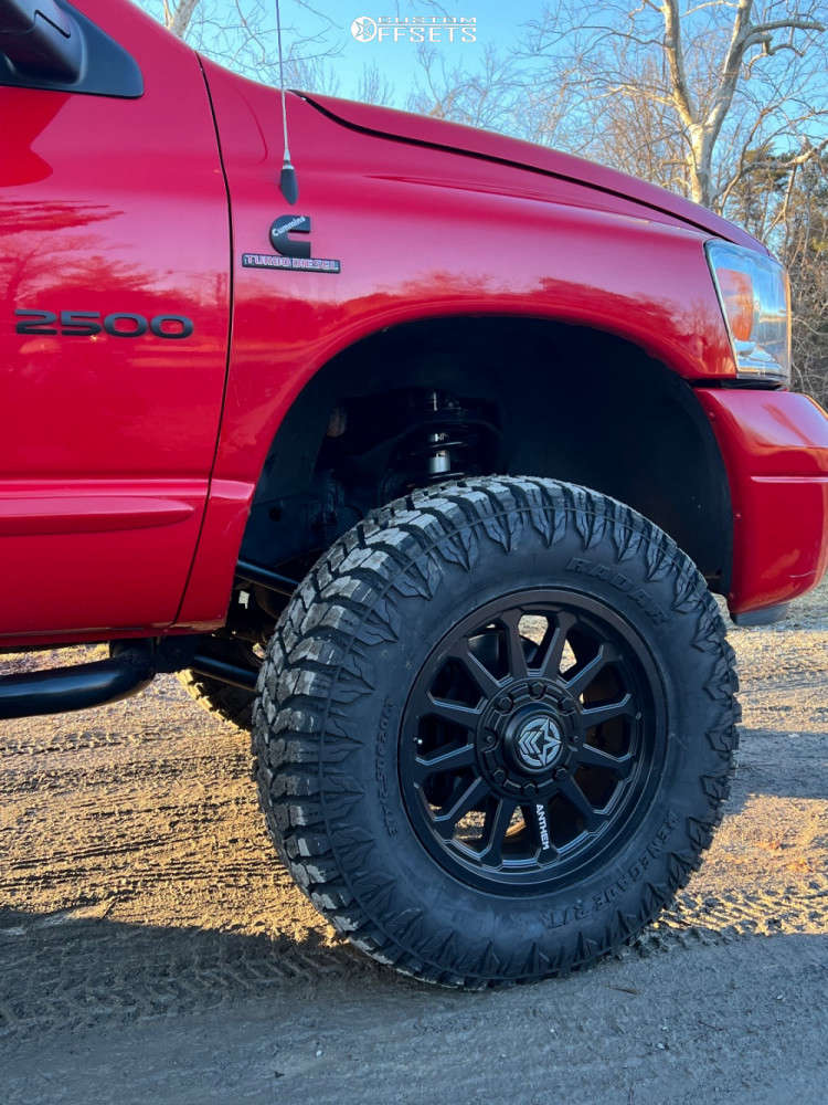 2006 Dodge Ram 2500 with 20x10 -18 Anthem Off-Road Intimidator and 37/ ...