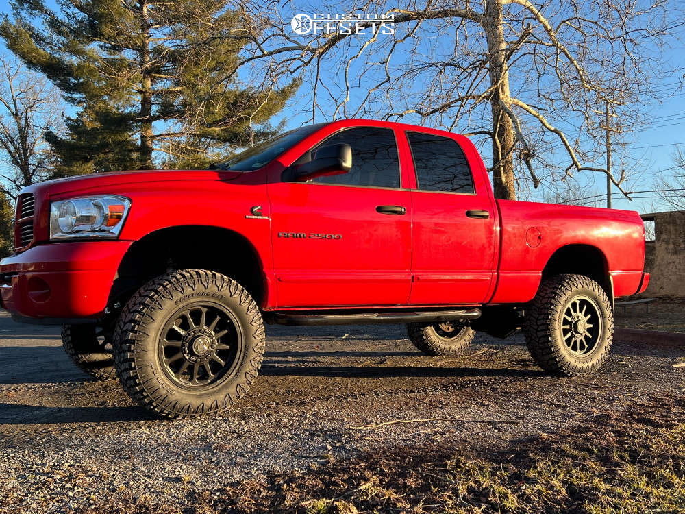 2006 Dodge Ram 2500 with 20x10 -18 Anthem Off-Road Intimidator and 37/ ...