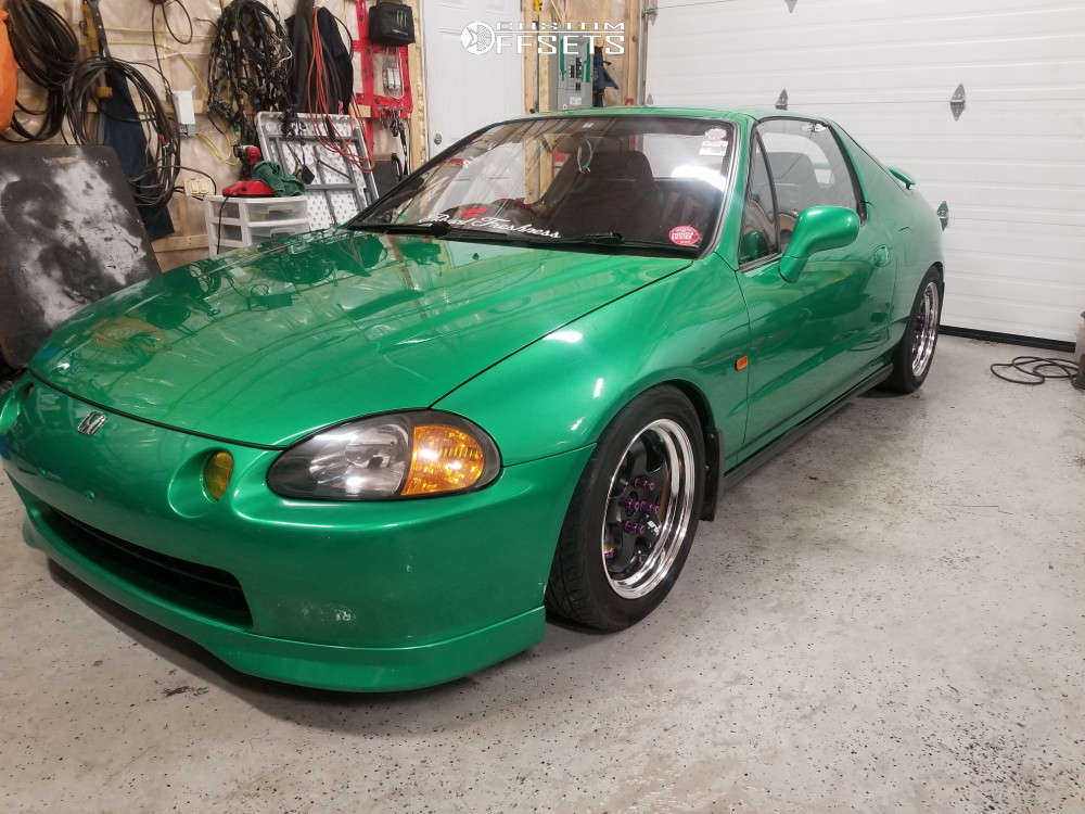 1993 Honda Civic Del Sol Flush Coilovers | Custom Offsets