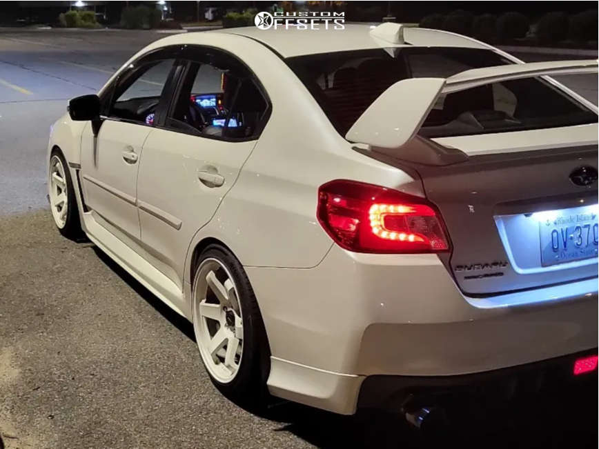 2019 Subaru WRX STI with 18x9.5 24 AVID1 AV6 and 235/40R18 Hankook ...