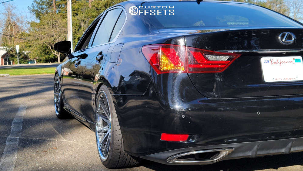 2014 Lexus GS350 with 20x9 35 Rohana Rc10 and 245/30R20 Ohtsu Fp8000 ...