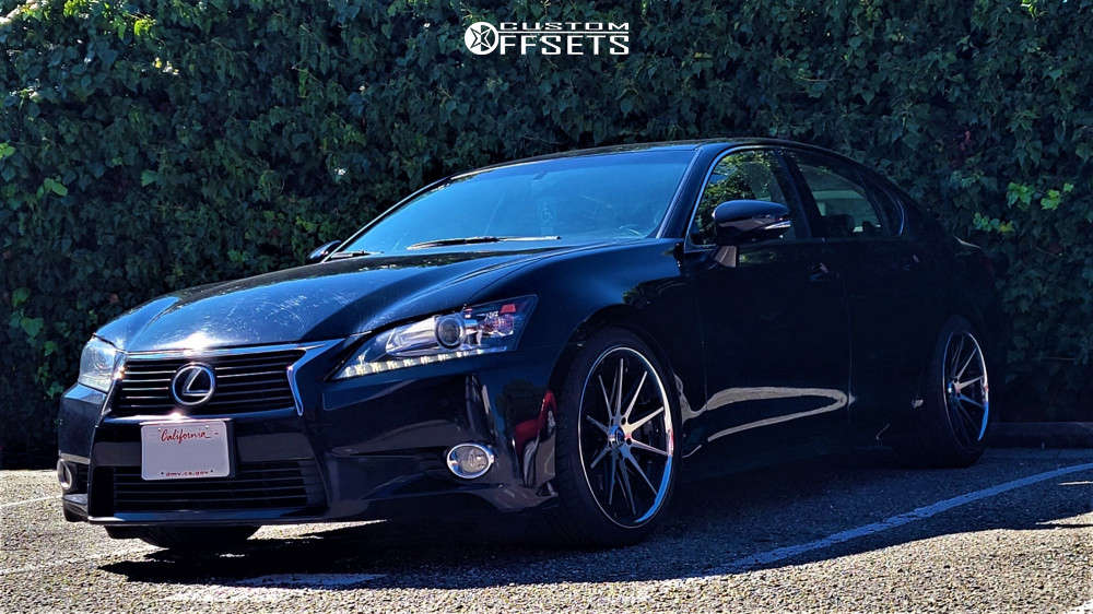2014 Lexus GS350 with 20x9 35 Rohana Rc10 and 245/30R20 Ohtsu Fp8000 ...