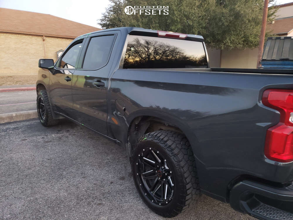 2021 Chevrolet Silverado 1500 with 20x10 -12 Wicked Offroad W901 and ...