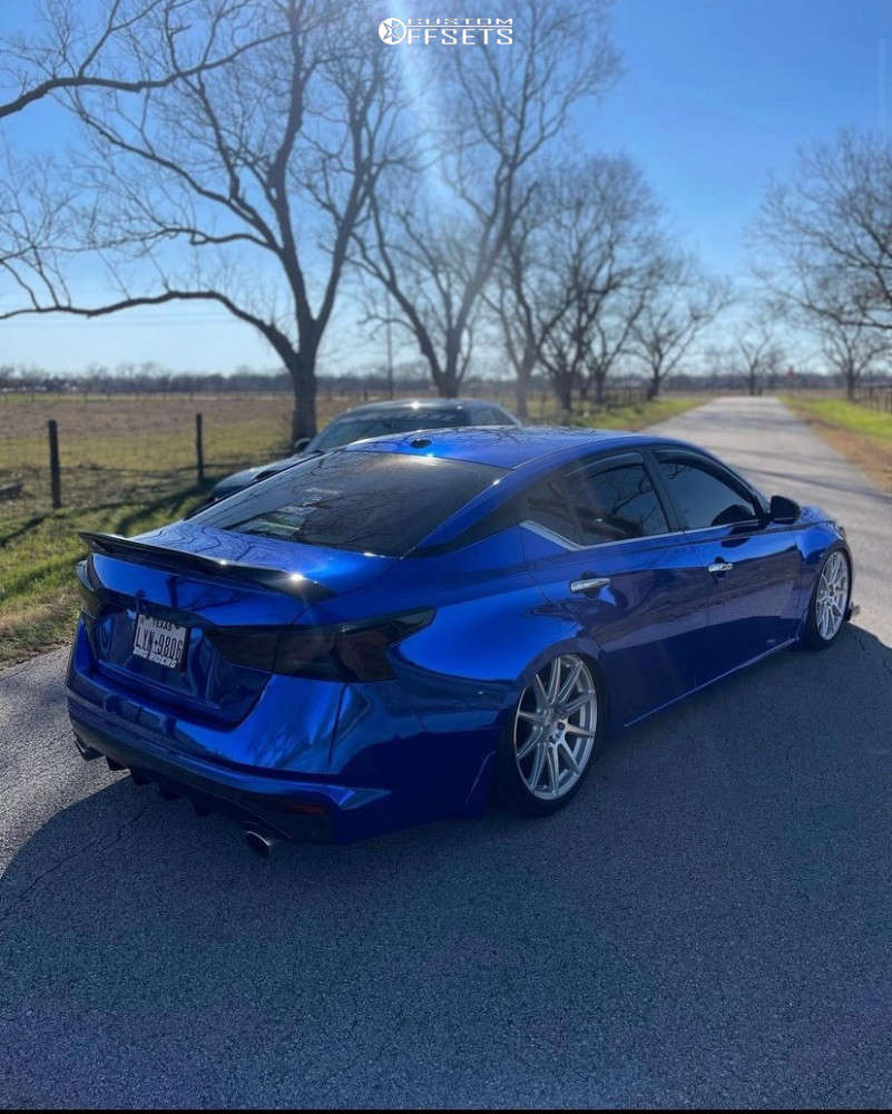 2019 Nissan Altima with 19x8.5 35 Niche M146 and 235/40R19 Michelin ...