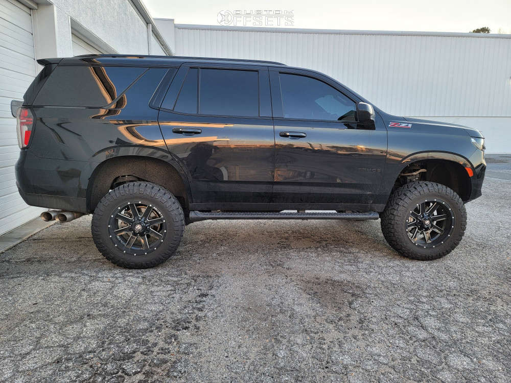 2021 Chevrolet Tahoe with 20x10 -19 Ballistic Rage and 35/12.5R20 Nitto ...