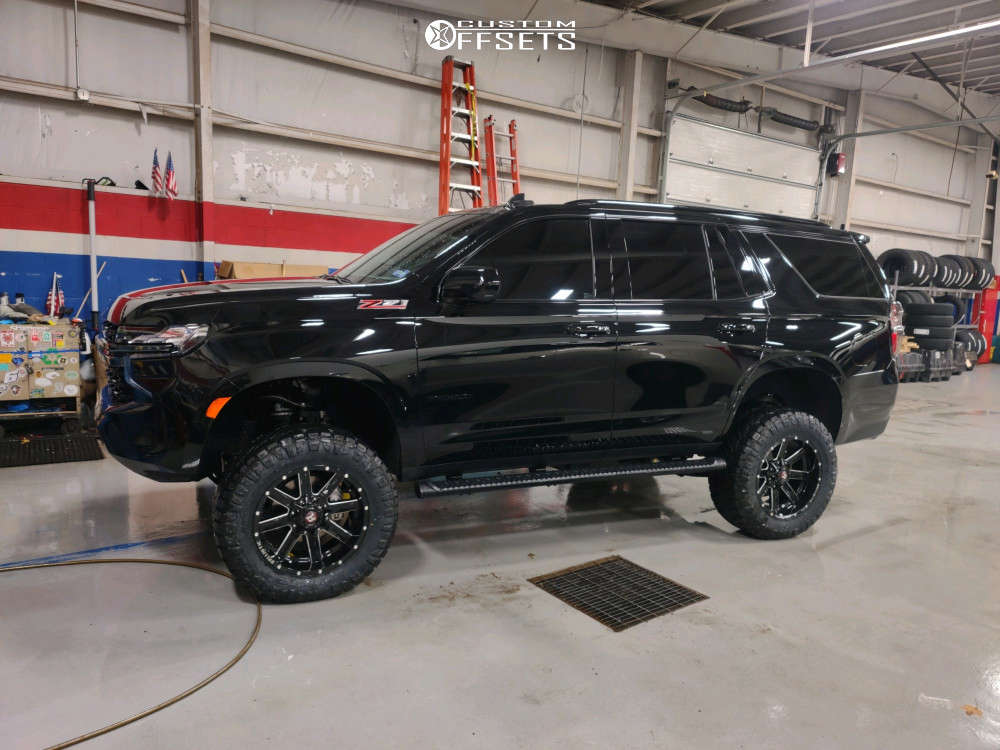 2021 Chevrolet Tahoe with 20x10 -19 Ballistic Rage and 35/12.5R20 Nitto ...