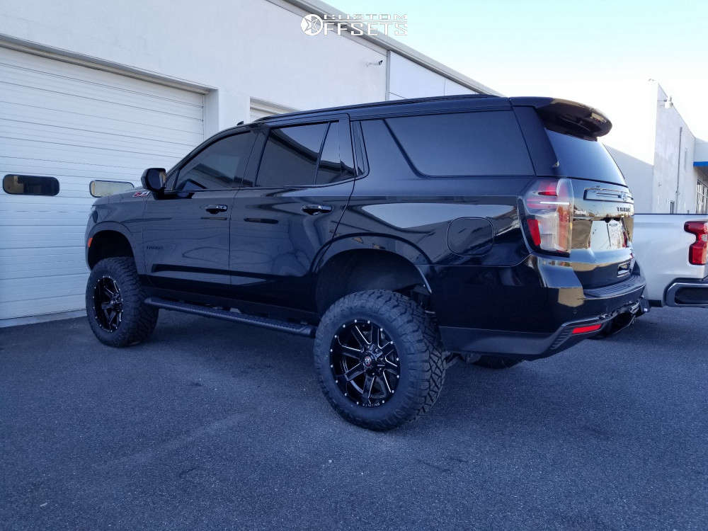 2021 Chevrolet Tahoe with 20x10 -19 Ballistic Rage and 35/12.5R20 Nitto ...