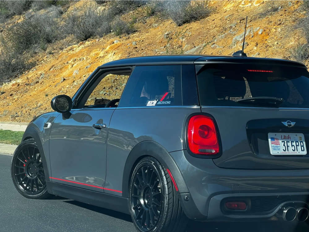 2014 Mini Cooper with 17x8 35 TSW Paddock and 215/40R17 Nankang Ns-25 ...