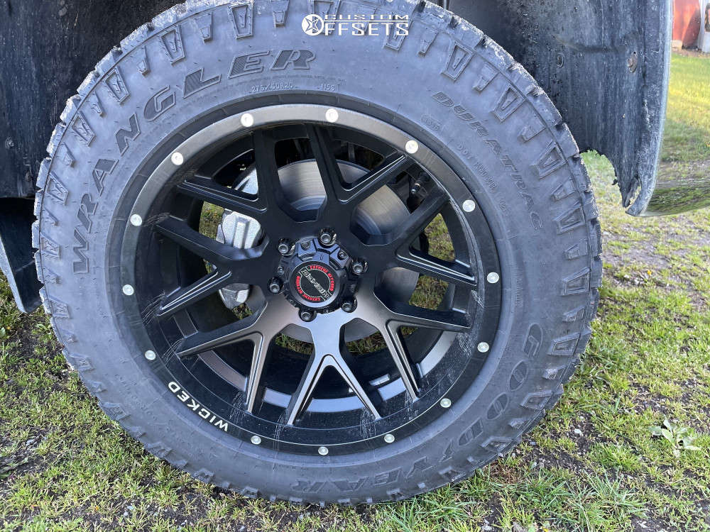 2012 Chevrolet Silverado 1500 with 20x10 -12 Wicked Offroad W903 and ...
