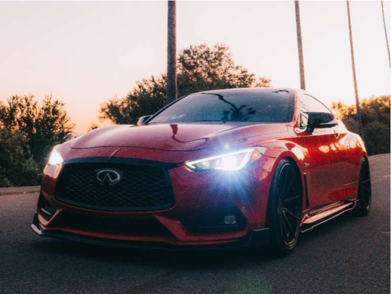 2018 INFINITI Q60 with 20x10 25 Variant Argon and 255/35R20 Toyo Tires ...