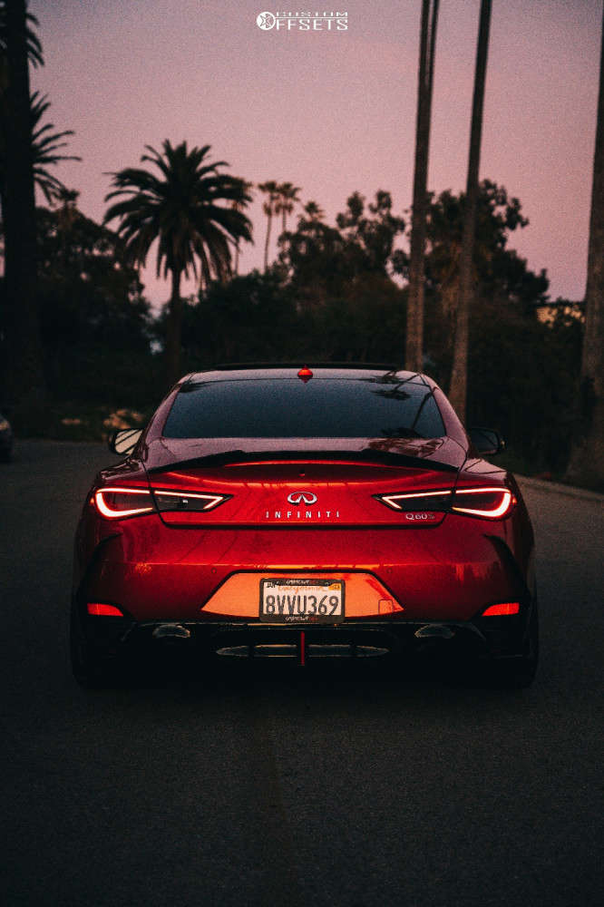 2018 INFINITI Q60 with 20x10 25 Variant Argon and 255/35R20 Toyo Tires ...