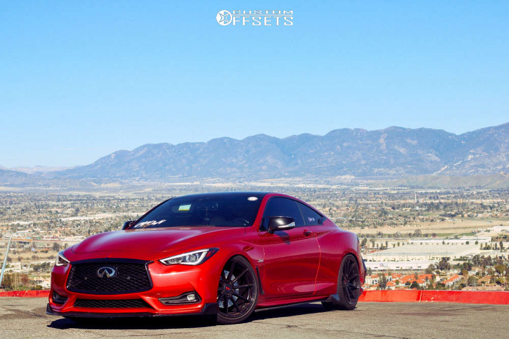 2018 INFINITI Q60 with 20x10 25 Variant Argon and 255/35R20 Toyo Tires ...