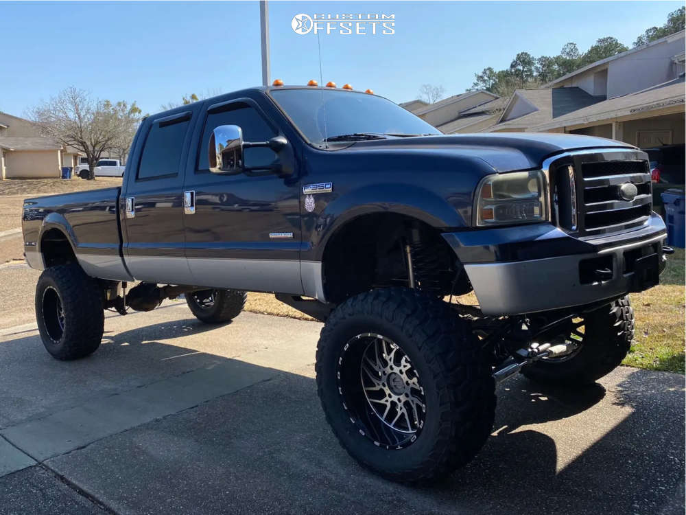 2005 Ford F-350 Super Duty with 22x12 -44 TIS 544MB and 40/15.5R22 RBP ...